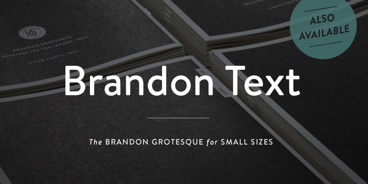 Brandon Grotesque Font