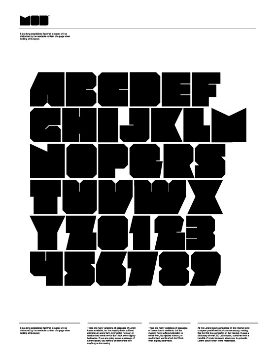 MOD Font