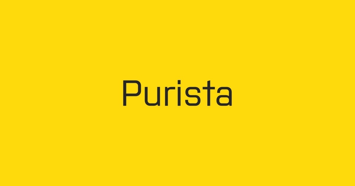 Purista Font