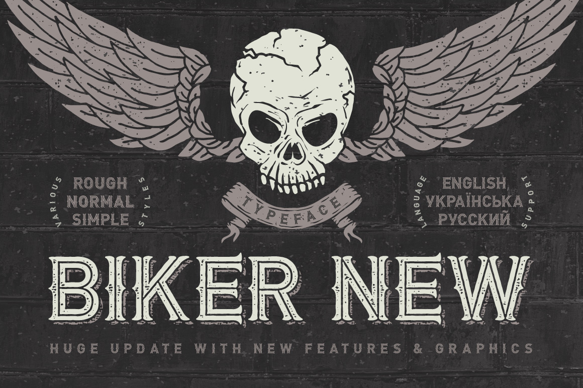Biker New Font