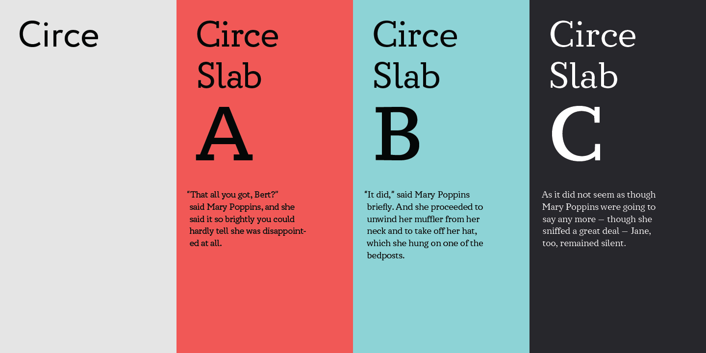 Circe Slab Font