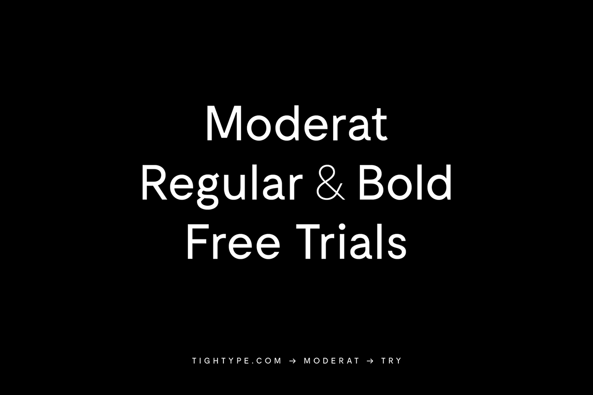 Moderat Font