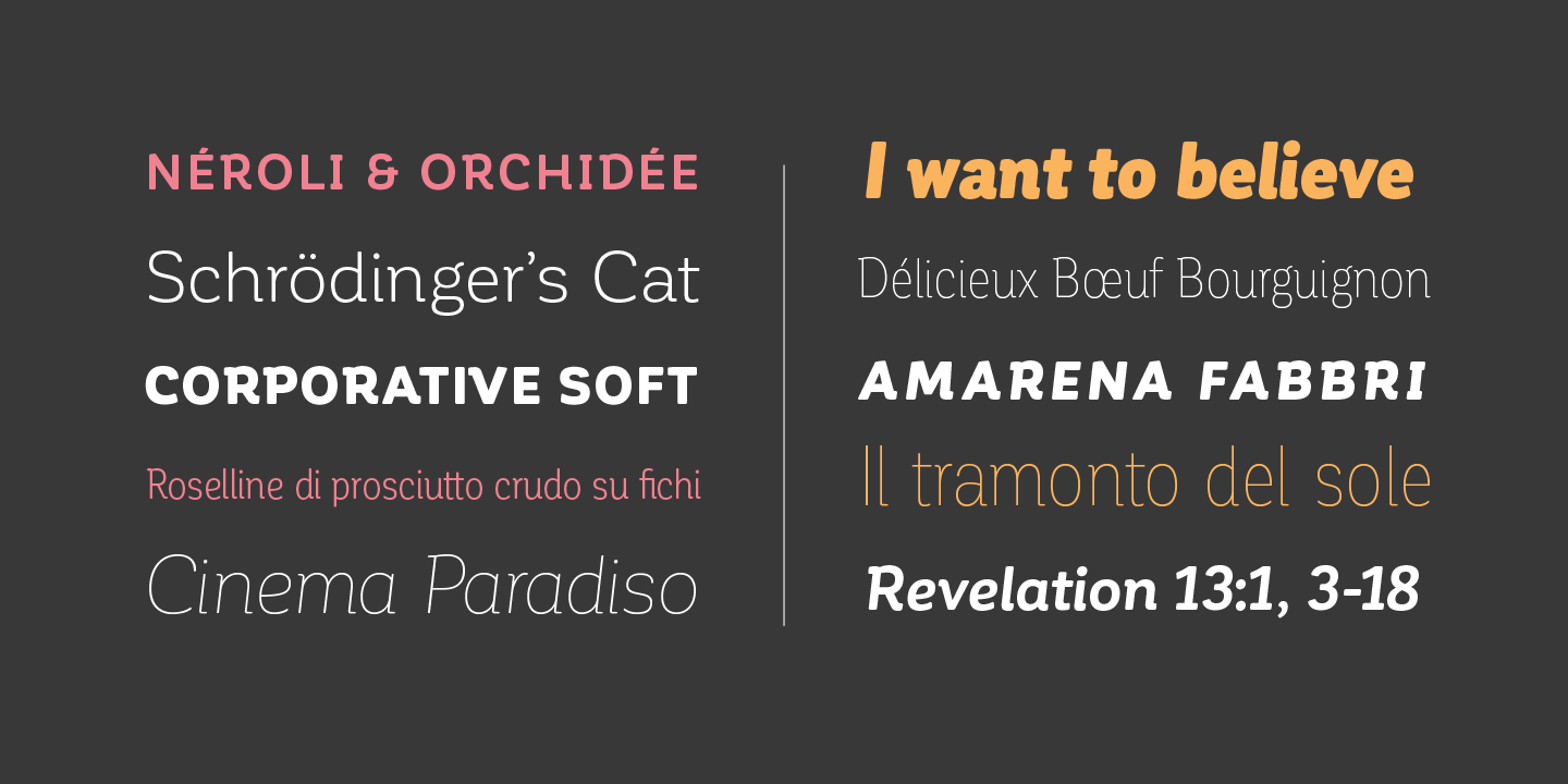 Corporative Soft Font