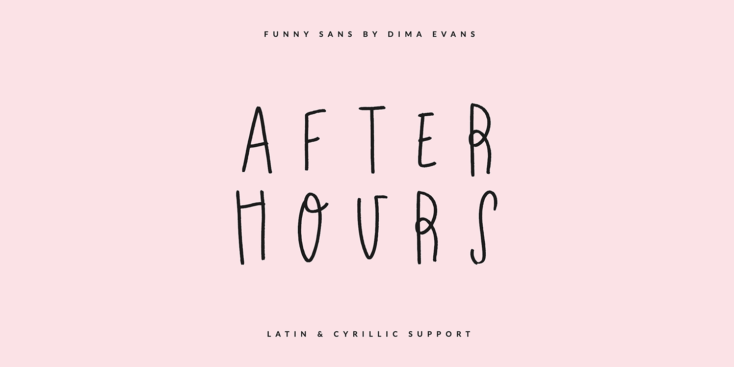 After Hours Font