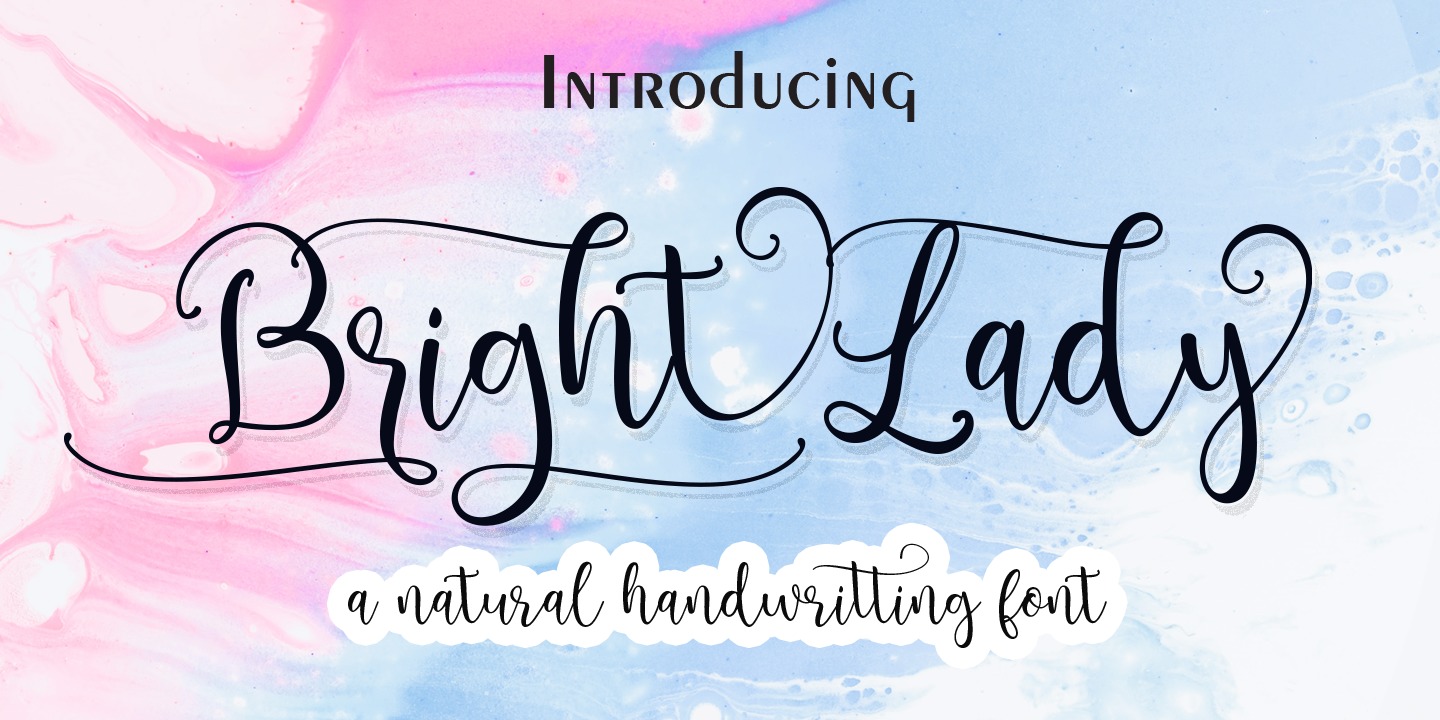 Bright Lady Font