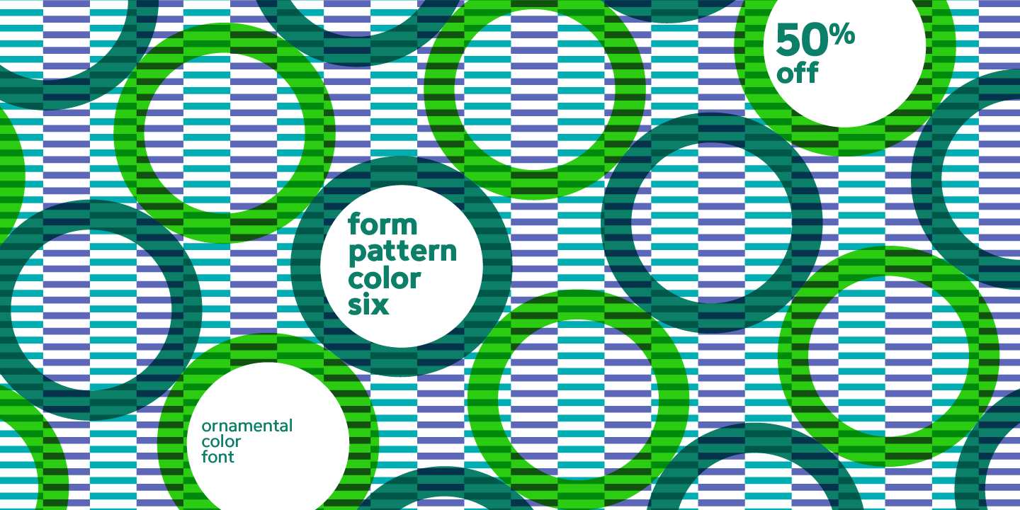 FormPattern Color Six Font