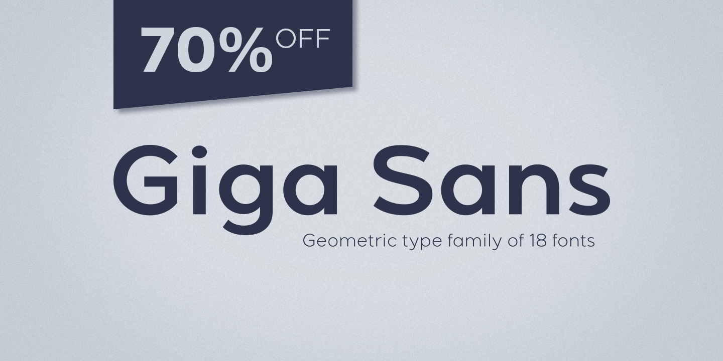 Giga Sans Font