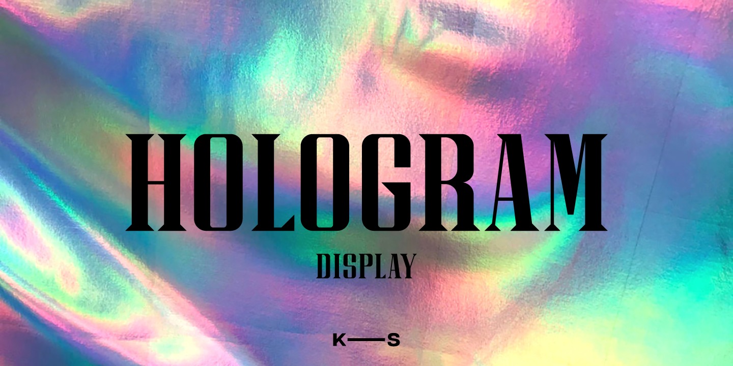 Hologram Font
