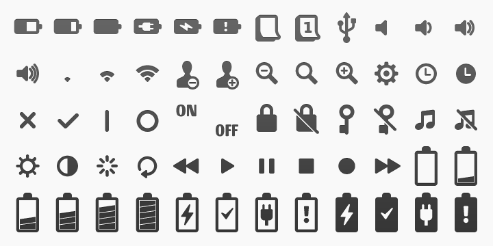 Ico Phone Font