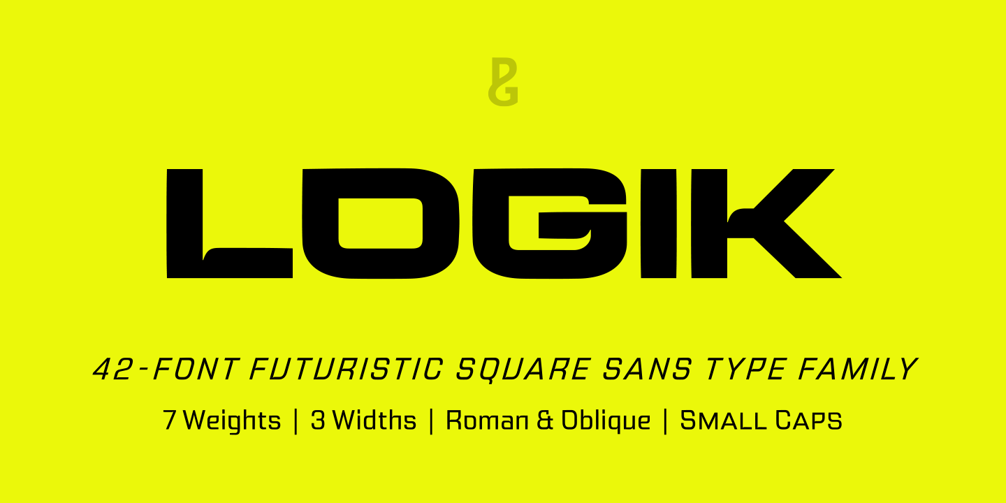 Logik Wide Font