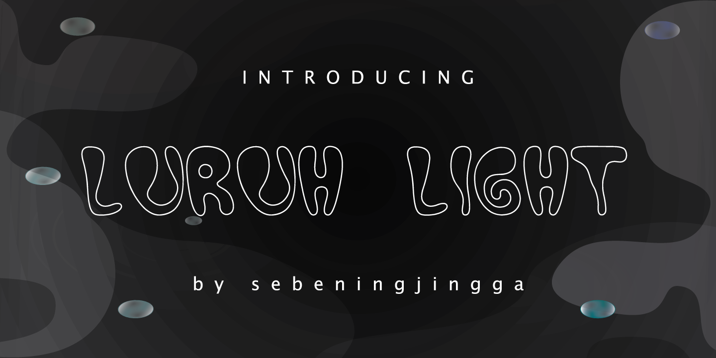 Luruh Light Font
