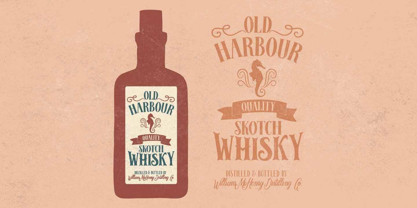 Old Harbour Font