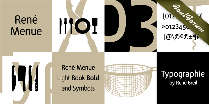 Rene Menue Font