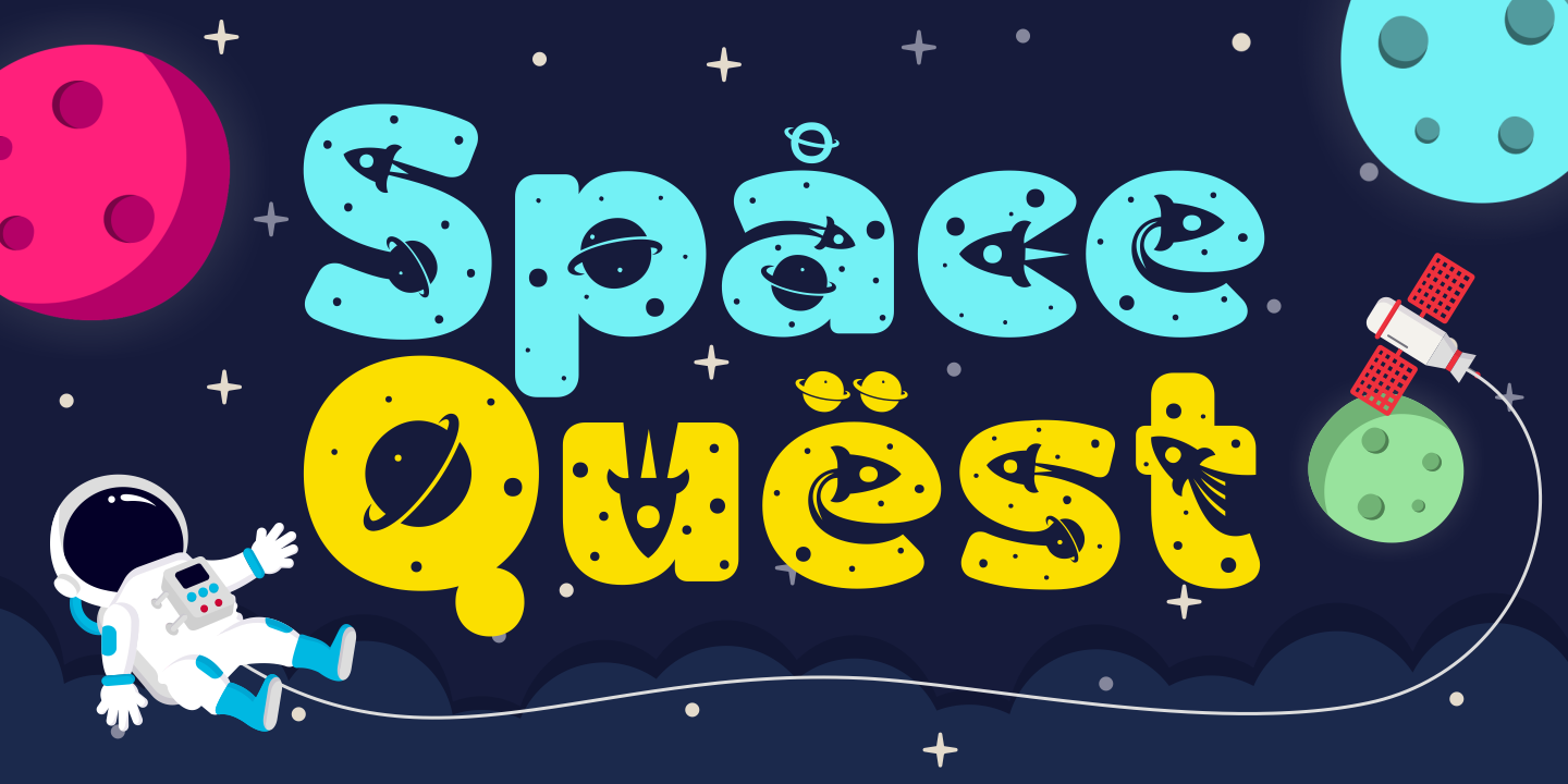 Space Quest Font