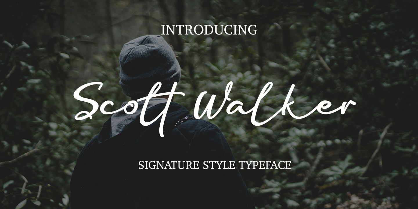 Scott Walker Font