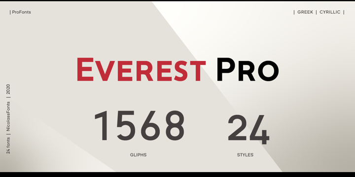 Everest Pro Font
