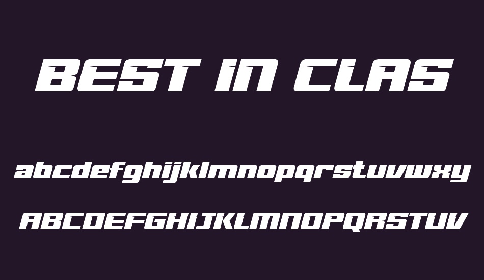 Classist Font