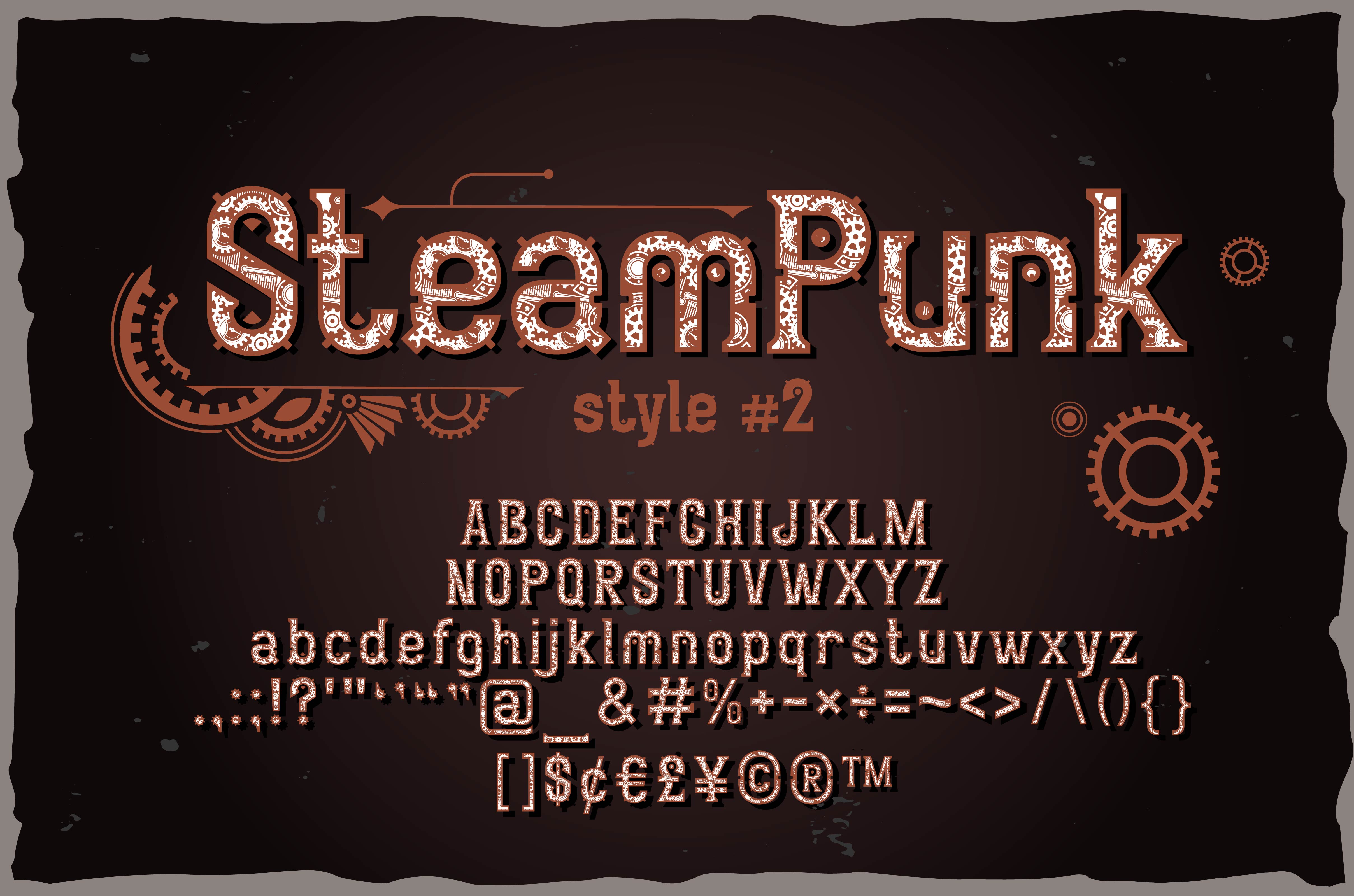 SteamPunk Font