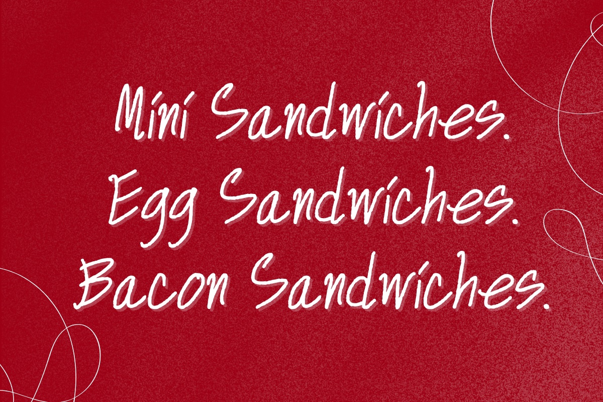 Mini Sandwiches Font