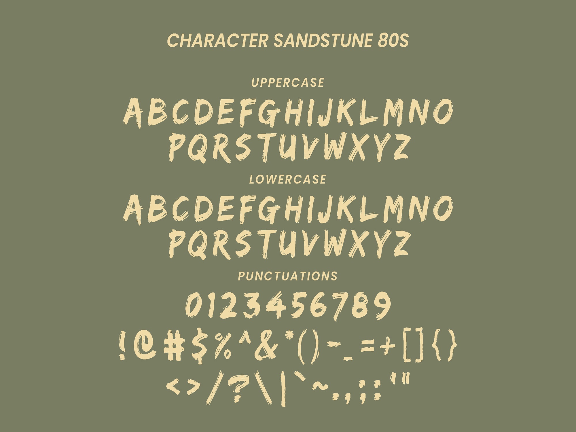 Sandstune Font